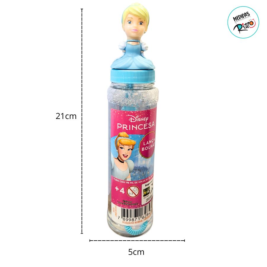 Lança Bolhas de Sabão - Cinderela - 198ml - 1 unidade - Disney Original ...