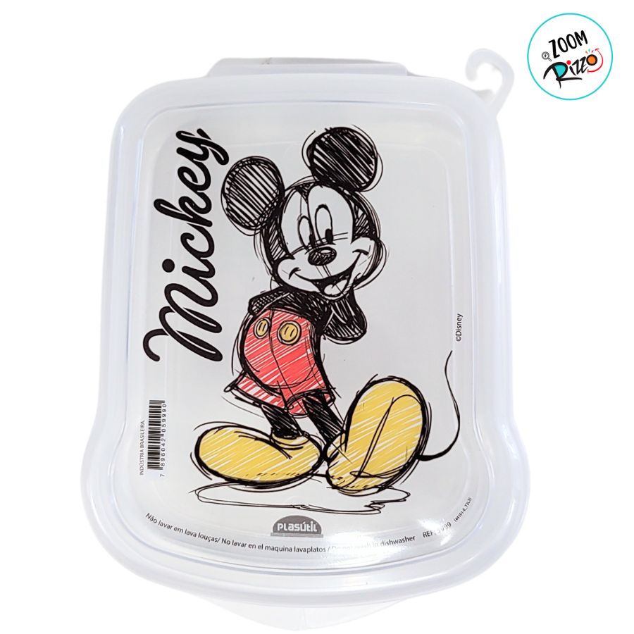 Sanduicheira Mickey Mouse - Transparente - 1 unidade - Disney Original ...