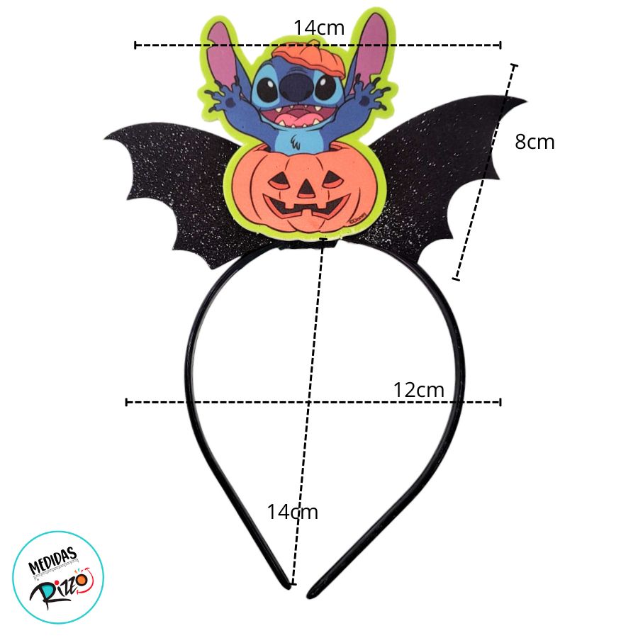 Tiara Halloween Stitch - 1 unidade - Disney Original - Piffer - Disney ...