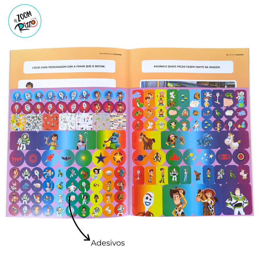 Livro de Atividades e Adesivos - Toy Story - Disney Original - 1 ...
