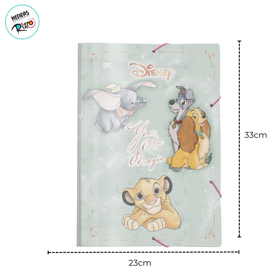 Pasta Aba Ofício - Clássicos - 332x232mm - Disney Original - 1 unidade ...