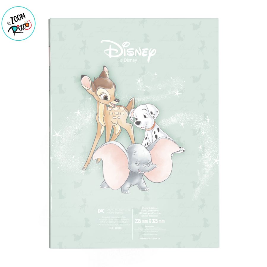 Pasta Catálogo Clássicos - 10 Envelopes Plásticos - 235x325mm - Disney ...