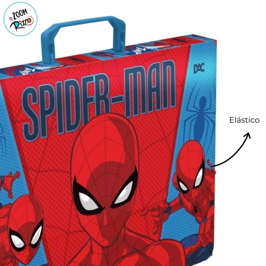 Pasta Maleta - Homem Aranha - 36x26x4cm - Disney Original - 1 unidade ...