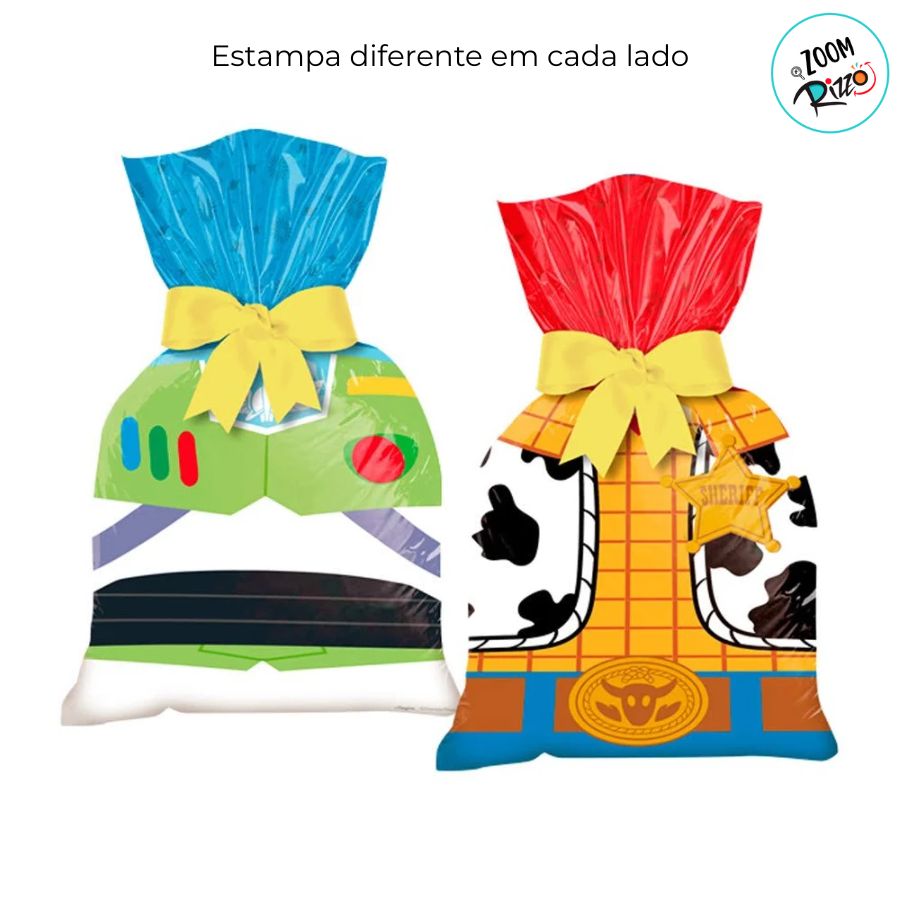 Sacola Plástica - Toy Story - Disney Original - 8 unidades - Regina ...