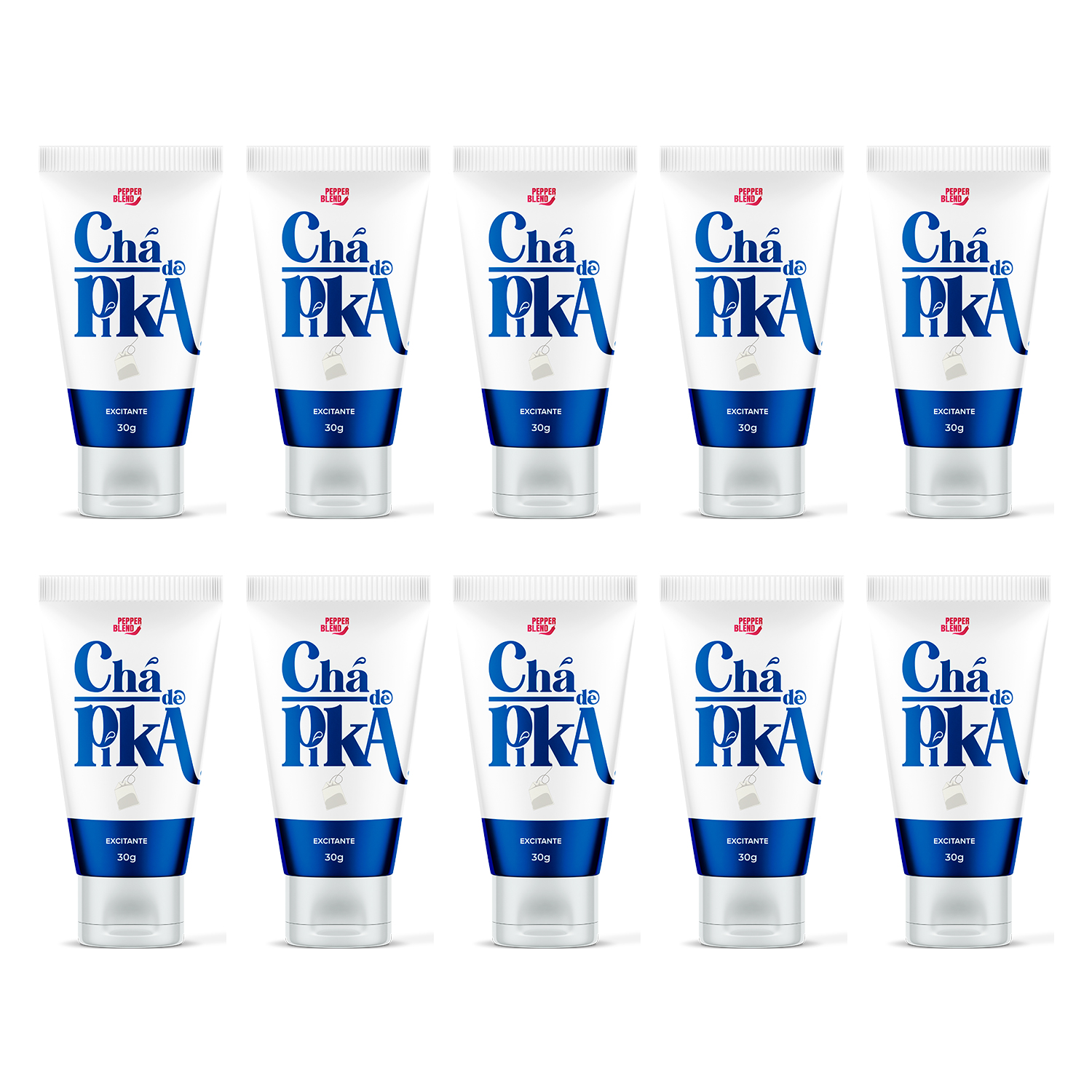 Kit Chá de Pika Gel Prolongador Excitante Masculino Comestível 30g ...