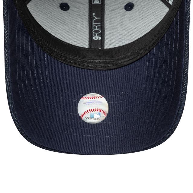 Boné 9FORTY New York Yankees MLB Feminino Azul Logo Strass - Joá ...