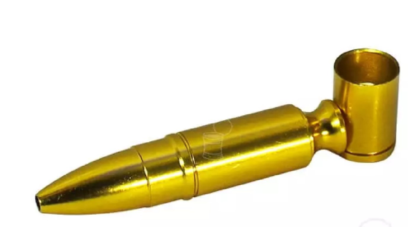 Kit Dichavador Tambor de Revolver + Pipe Bala Fuzil - CORUJA SHOP