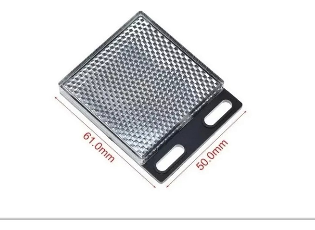 Espelho Prismático Reflexivo Para Sensor Td-08 50x50mm - Outlier ...