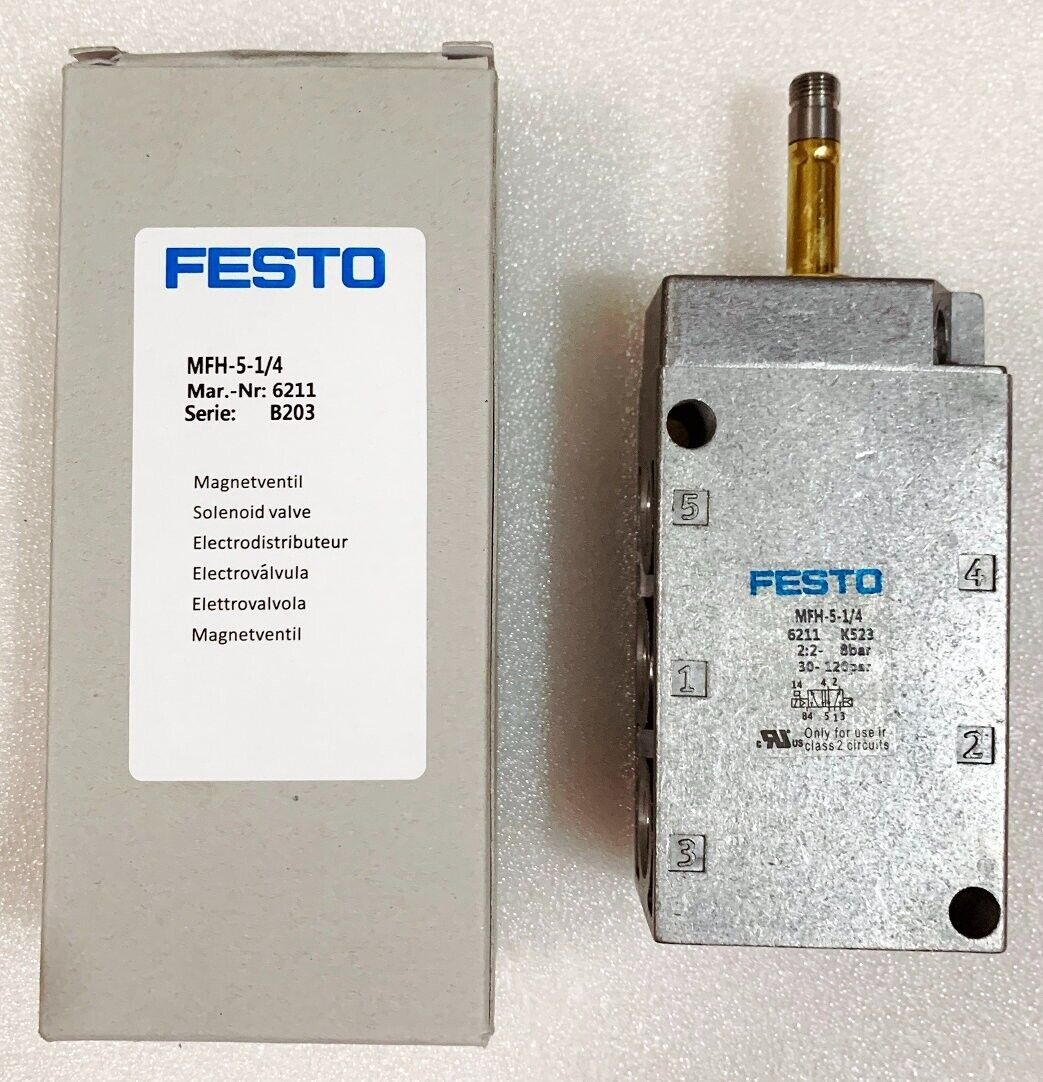 Válvula Festo Mfh 5-1/4 - Nova - Outlier Automação Industrial