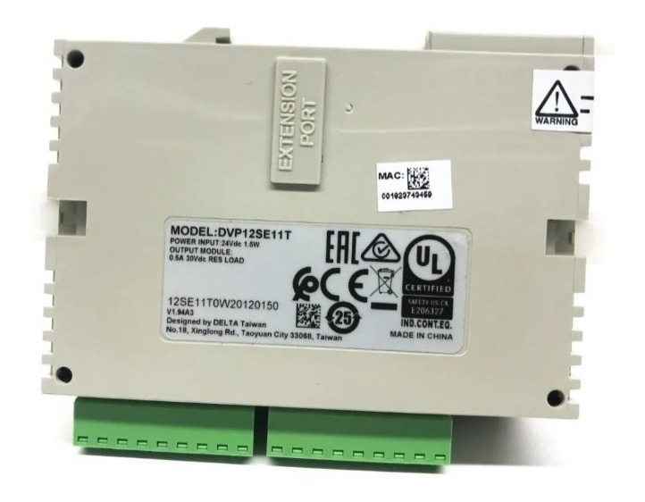 Clp Delta Dvp12se11t Dvp-12se 8di 4do Relé Porta Ethernet - Outlier ...