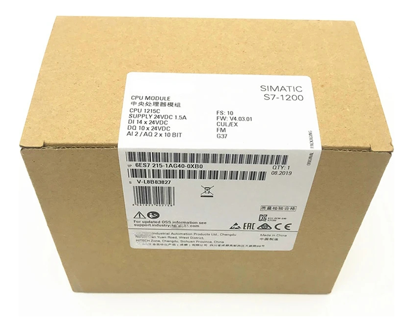 Clp Siemens S7-1200 Cpu 1215c Dc/dc/dc - 6es7 215-1ag40-0xb0 - Outlier ...