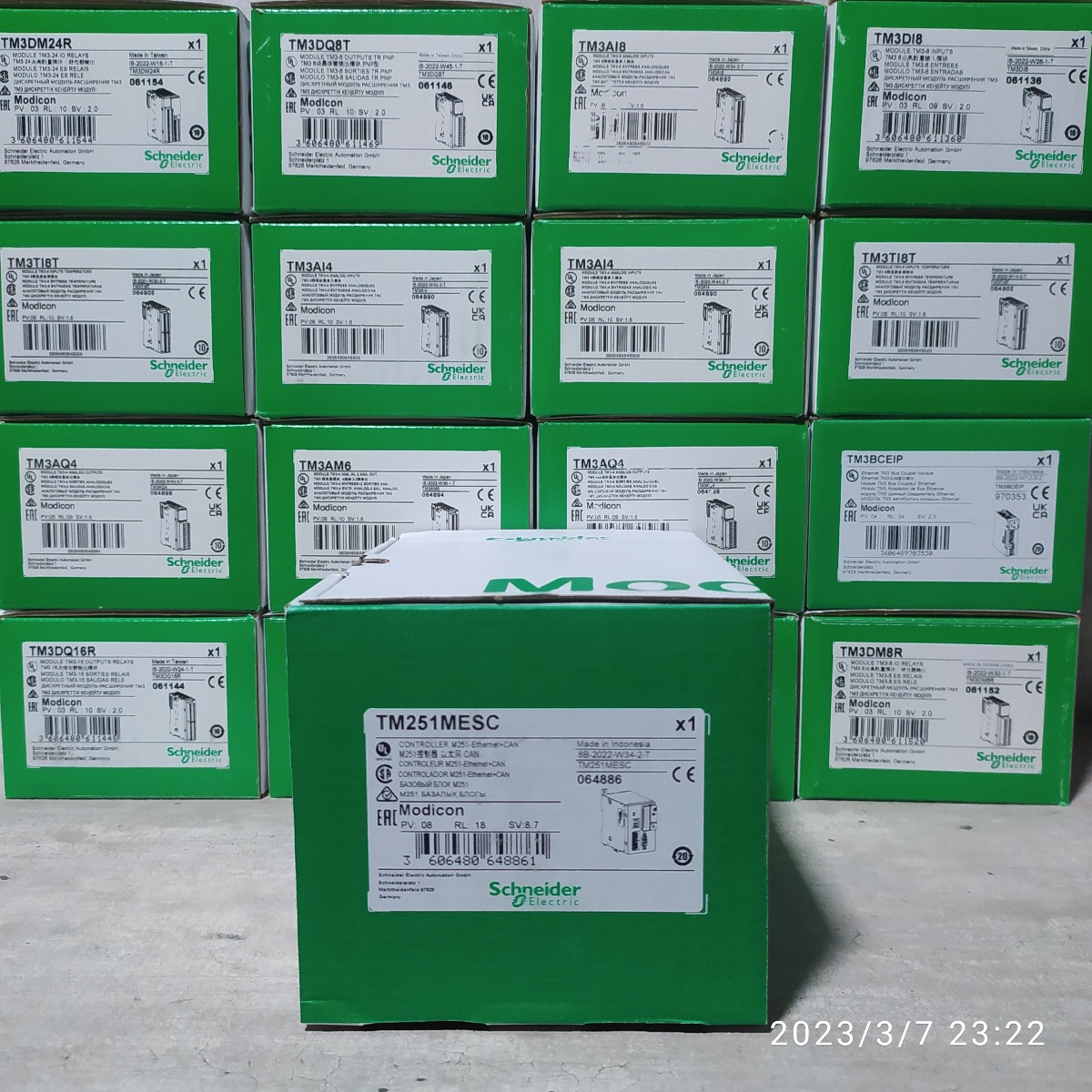 Tm251mesc Modbus Tcp/ethernet Ip/canopen/opc Ua 24 Vdc Novo - Outlier ...
