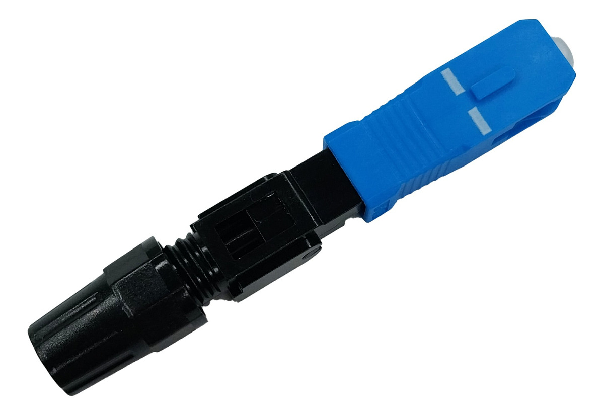 10 Pçs Conector Fast Rápido Ftth Sc Upc Azul Reutilizável - Outlier ...