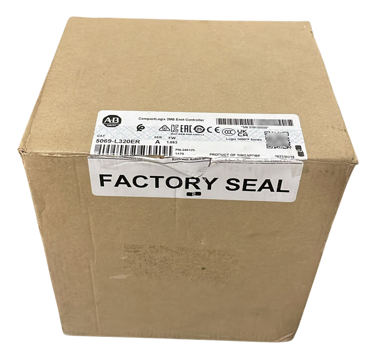 Allen-bradley 5069-l320er Compactlogix 2mb Enet Controller - Outlier ...