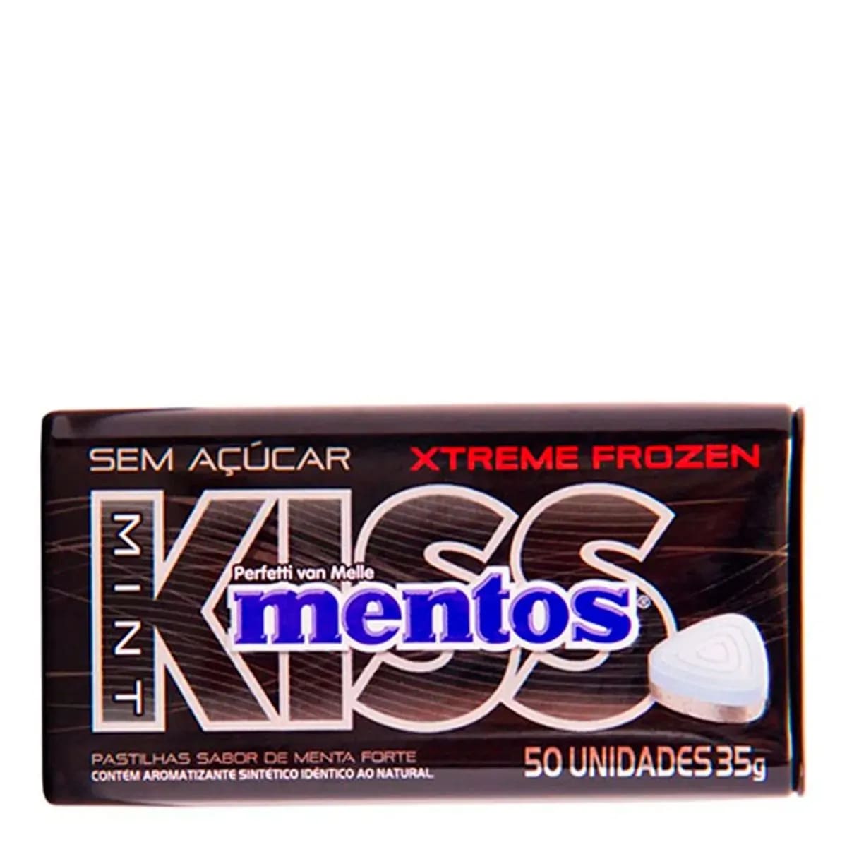 Pastilhas Mentos Kiss Sem Açúcar Extreme Frozen 35g - DROGSTAR