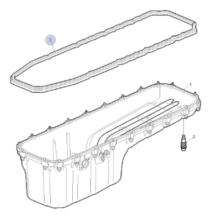 JUNTA CARTER D13 / FH13 PLASTICO (20541940) - Drivetechi