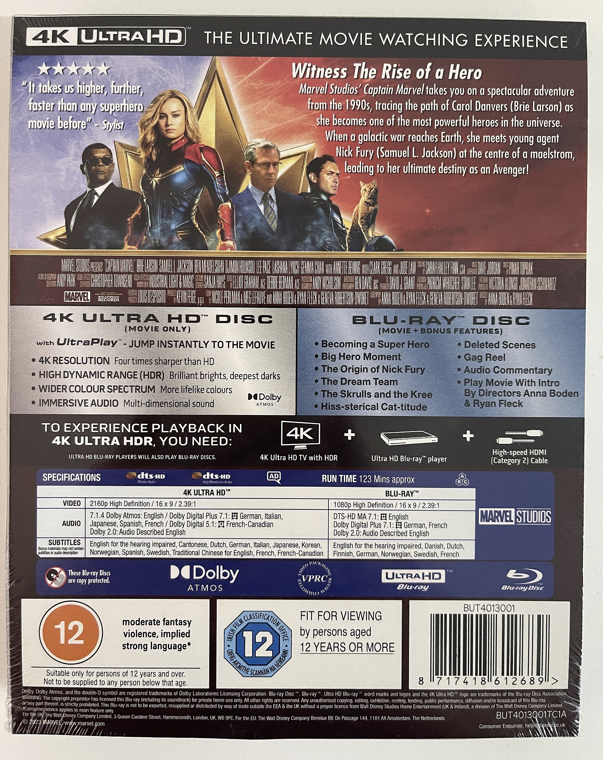 Blu-Ray SteelBook Capitã Marvel - Mondo - Marvel - VanMovies ...
