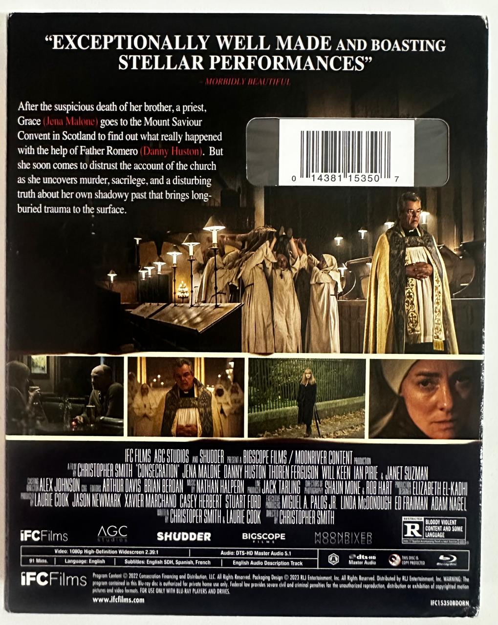 Blu-Ray O Convento | Consecration - Jena Malone - Danny Huston - VanMovies | Steelbook, Blu-ray ...