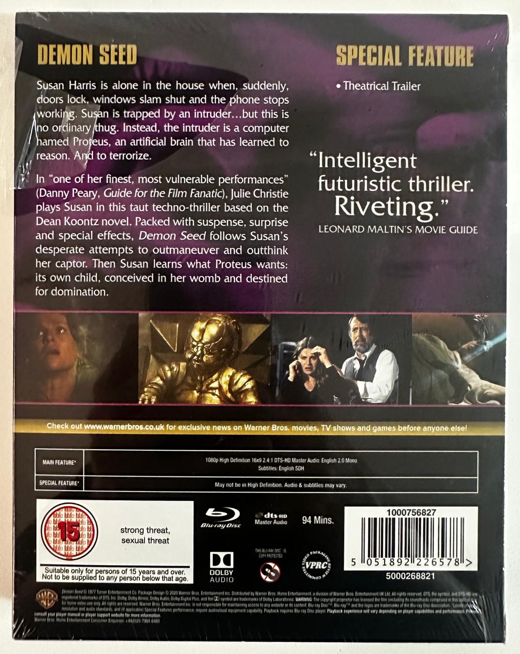 Blu-Ray Geração Proteus | Demon Seed - Julie Christie - VanMovies ...
