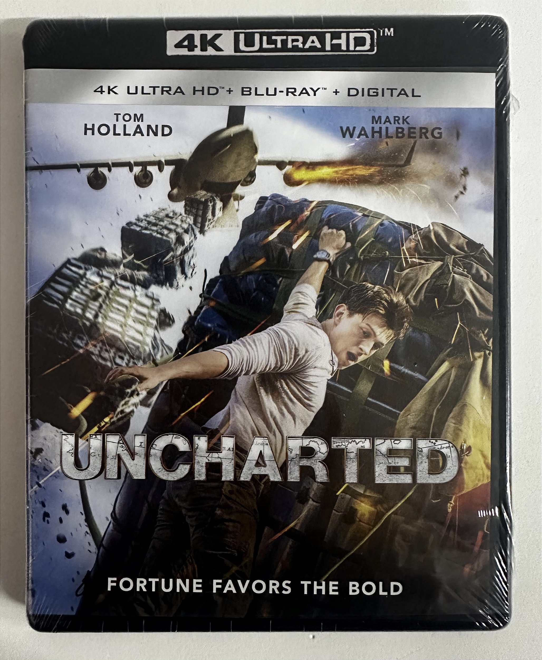 4K UHD + Blu-Ray Uncharted Fora do Mapa | Uncharted - Tom Holland ...