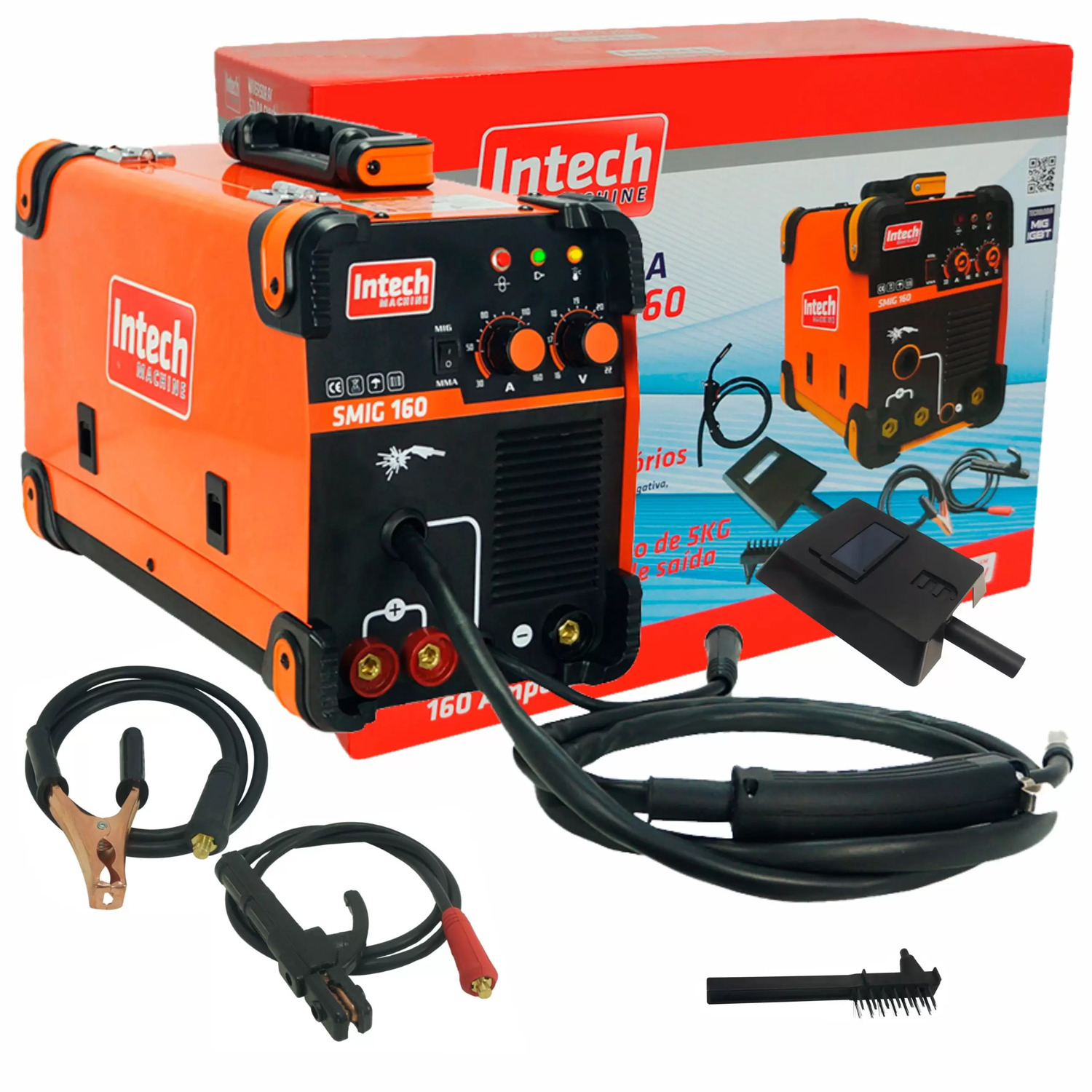 Inversor de Solda Intech Machine SMIG160 220V para Soldagem MIG ...