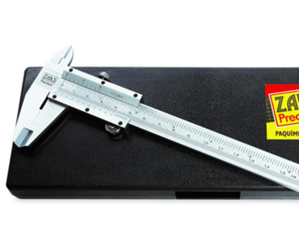 Paquímetro Analógico Universal 150mm 6" Aço Inox Profissional - ZAAS ...