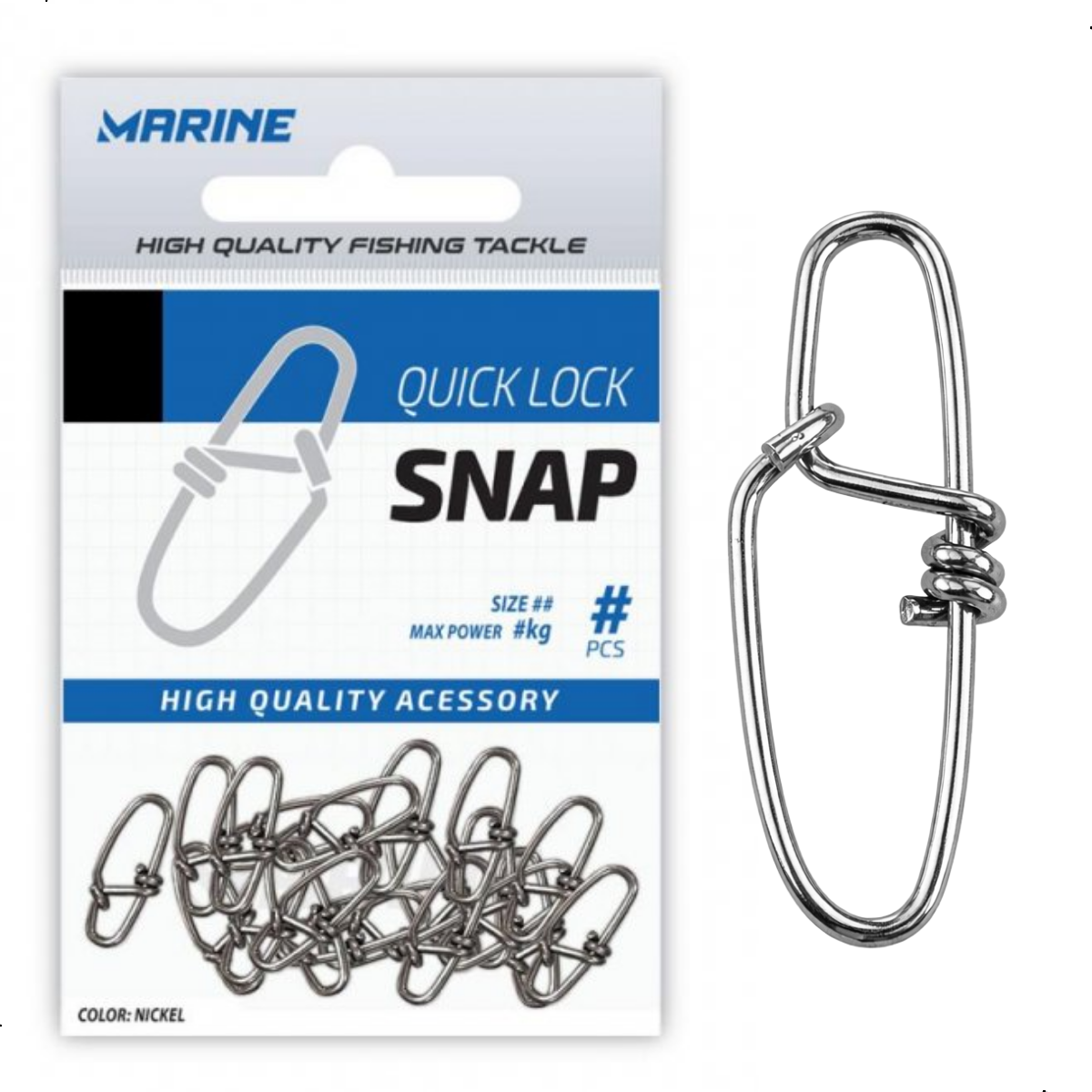 Snap Quick Lock Marine Aço Inox 20pcs - LOJA BRAICON