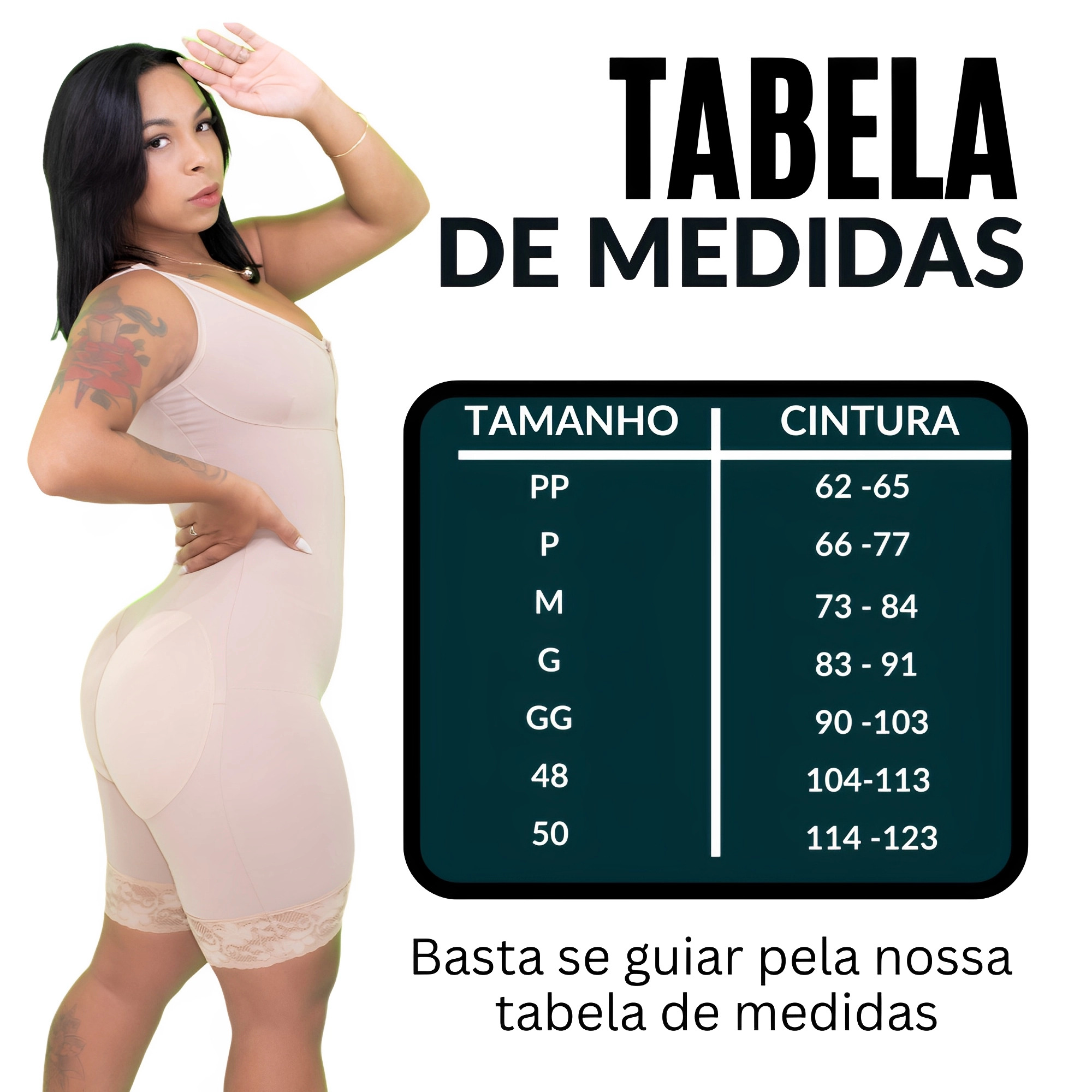Cinta Faixa Macacão Modelador Levanta Bumbum Pós Cirúrgico - Fanáticos Por Cintas