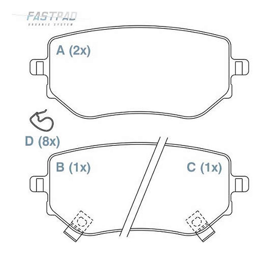 Pastilha De Freio Traseiro Nissan Frontier - 2023 / 2024 - WParts Imports