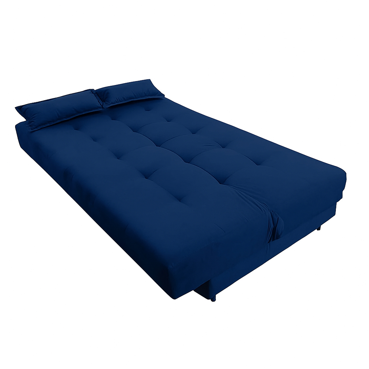 Sofá-Cama MDP Catânia 1,20x1,88m Joly Azul | Bruno Eletromóveis - SITE - Bruno Eletromóveis