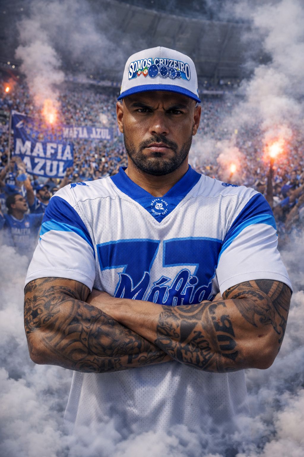 Camisa Futebol Americano Máfia Azul - Máfia Azul