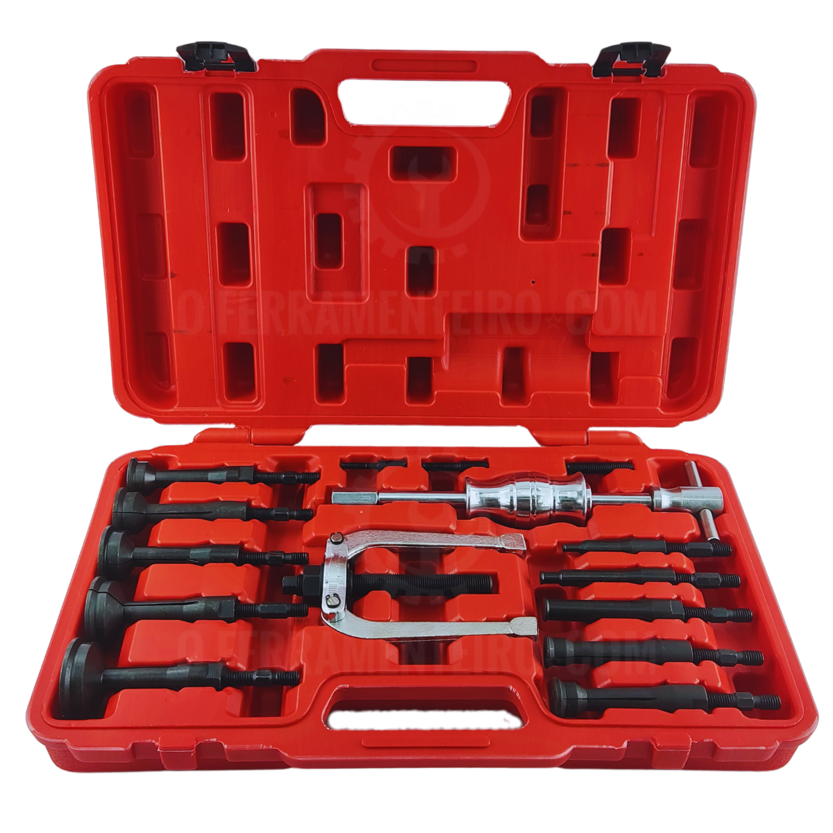 Kit Jogo Saca Rolamento Interno 16 Peças Extrator Pro - O Ferramenteiro