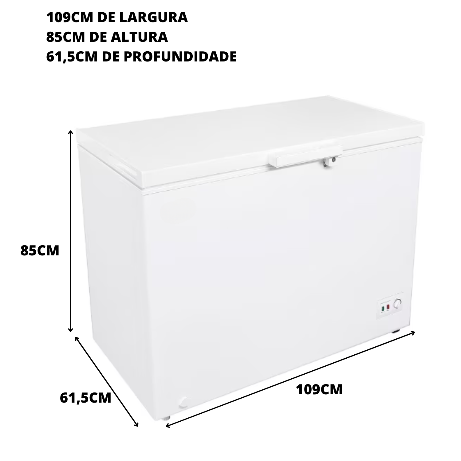 Freezer 300 Litros Horizontal 12/24v - MkasaEletro