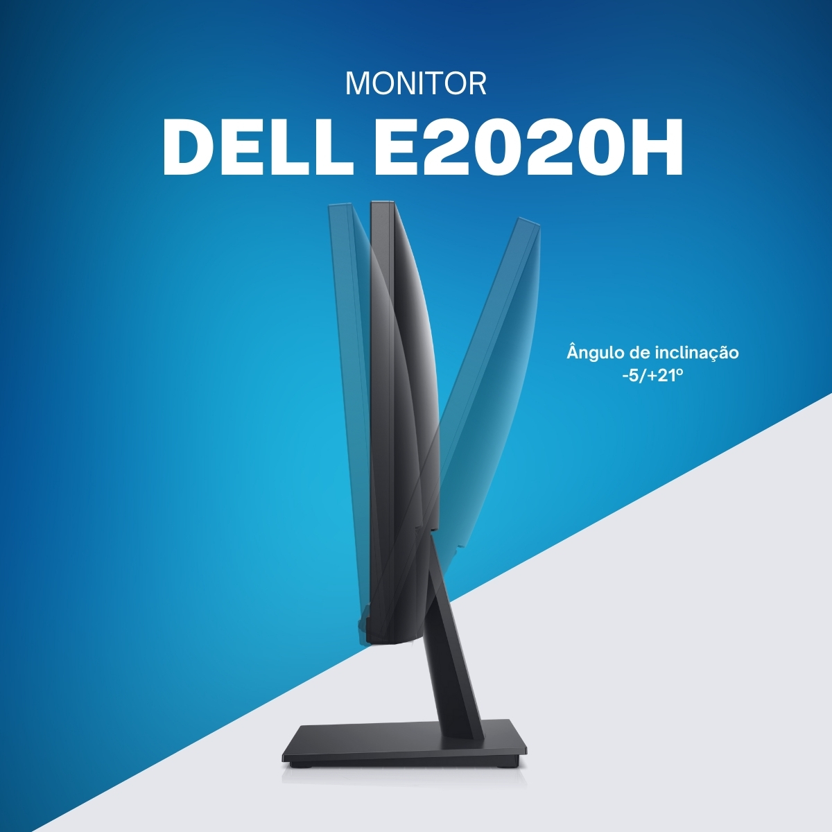 Monitor Dell 20" E2020H LED/VGA/DP/5ms/60Hz Bivolt - Spotech
