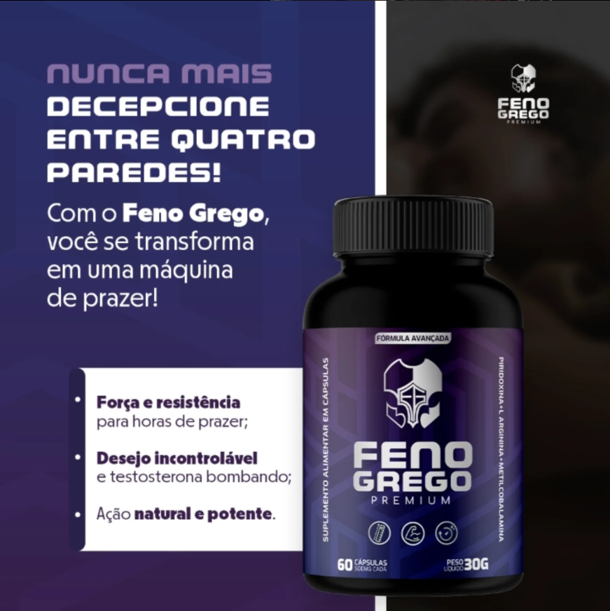 Feno Grego - Feno Grego Premium | Kit 5 Frascos - Life's Pharma