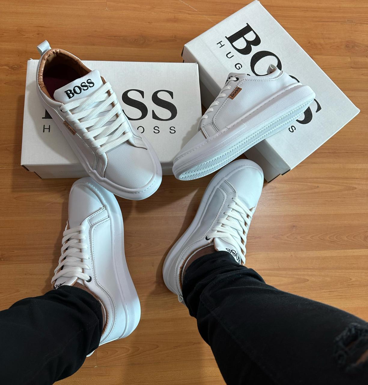 SAPATENIS BOSS COURO 38 AO 43 - Junior Calçados