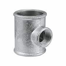 Conexão Galvanizada TEE Fêmea com Redução - Tudo em Automação Industrial