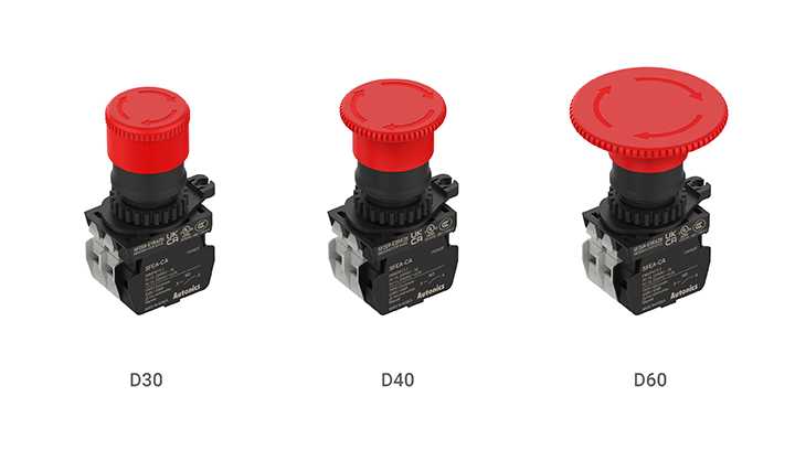 Botão de Parada de Emergência Autonics Série SF2ER - Tudo em Automação ...