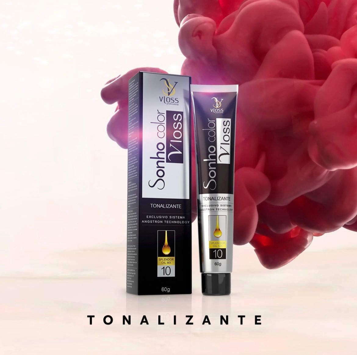 TONALIZANTE CREME VLOSS CASTANHO CLARO 5.0 60G - GM MARTINS