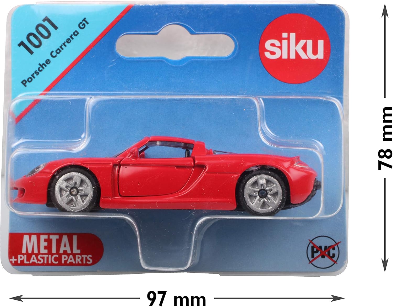 Miniatura Siku Porsche Carrera GT Vermelho Pneus Em Borracha - Drive ...