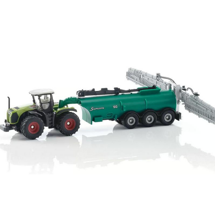 Miniatura Trator 1/87 Com Tanque á Vácuo Agrícola Siku - Drive Collection