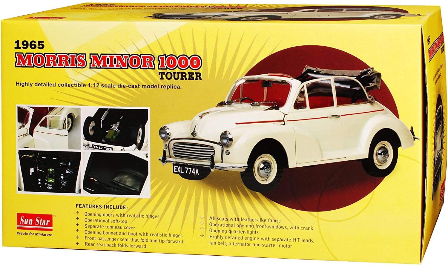 Morris Minor 1000 Tourer 1965 Sun Star 1/12 | Drive Collection - Drive ...