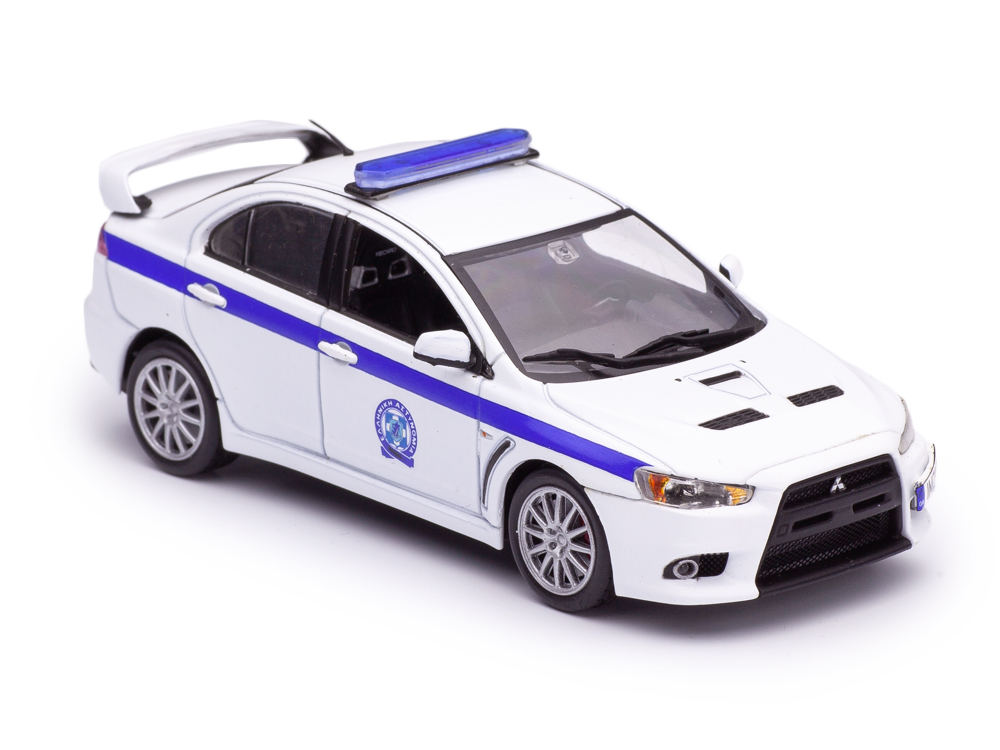 Mitsubishi Lancer Evo X Greece Police 1/43 Vitesse | Drive Collection ...