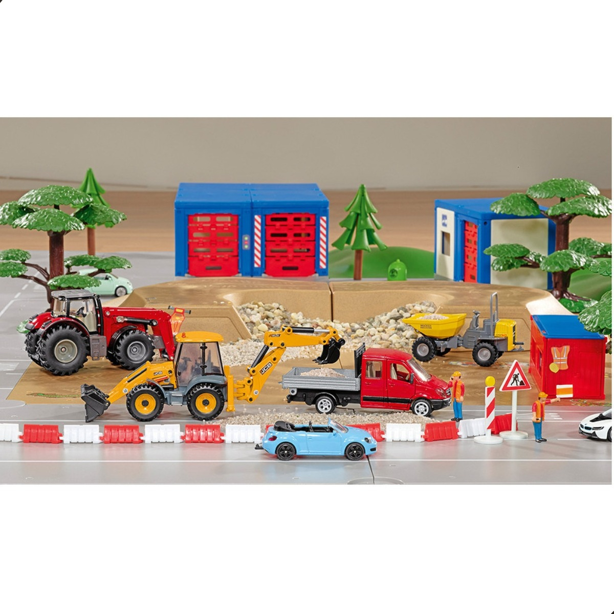 Miniatura Retroescavadeira JCB 4CX Siku 1/50 Metal | Drive Collection ...