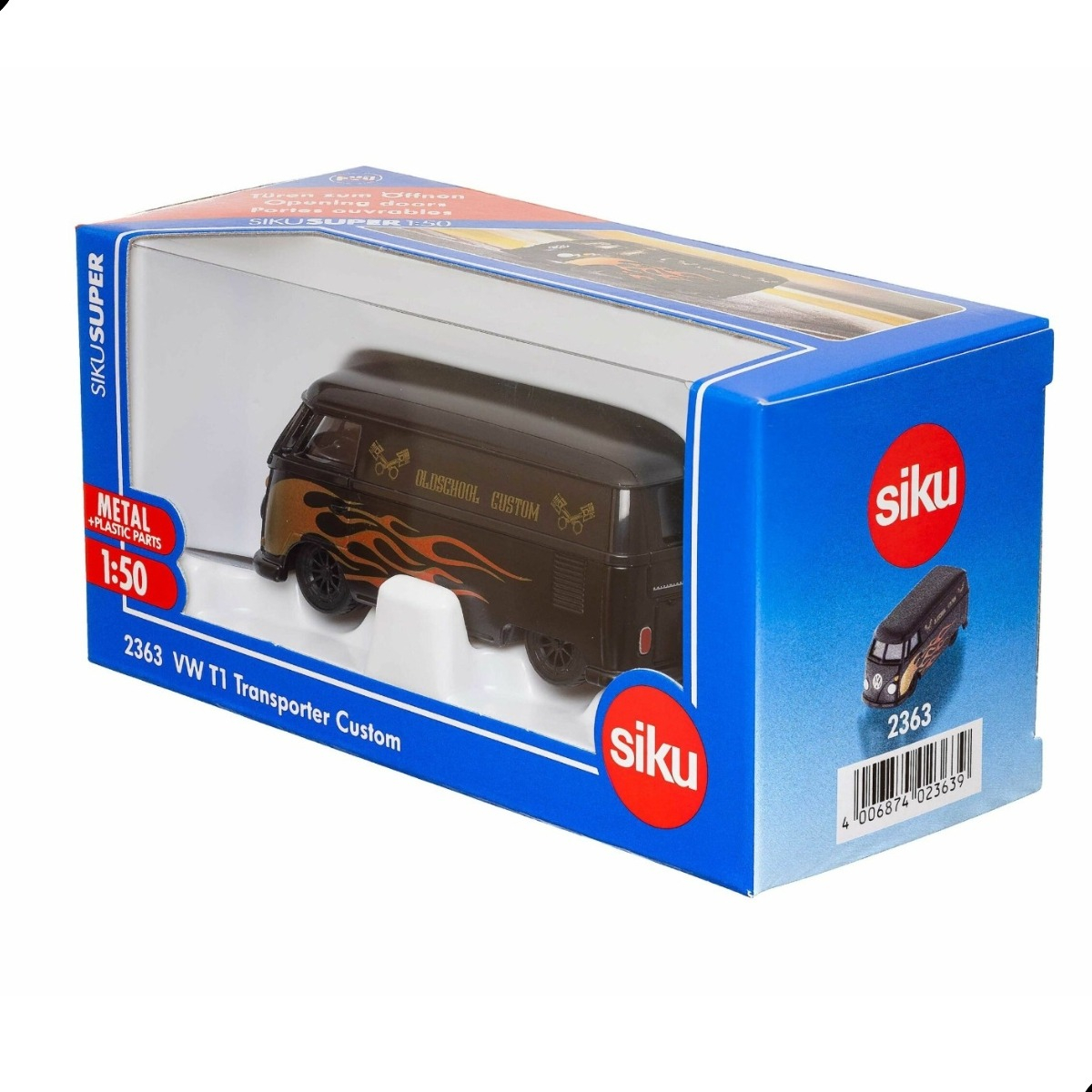 Miniatura VW T1 Transporter Custom 1950 Siku 1/50 Metal | Drive - Drive ...