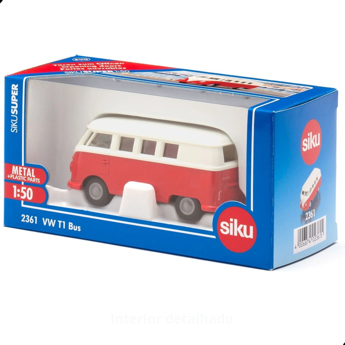 Miniatura Volkswagen Kombi T1 Siku 1/50 Metal | Drive Collection ...