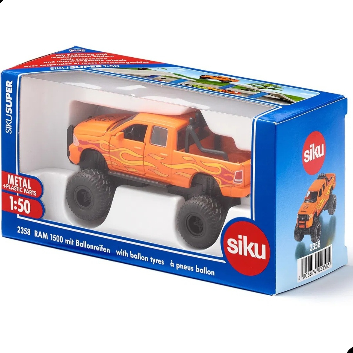 Miniatura RAM 1500 Pneus Balão Siku 1:50 Metal | Drive Collection ...