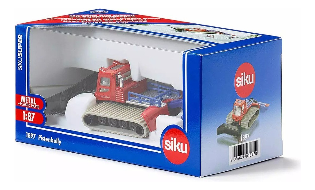 Miniatura Trator de Neve PistenBully 600 Siku 1:87 | Drive Collection ...