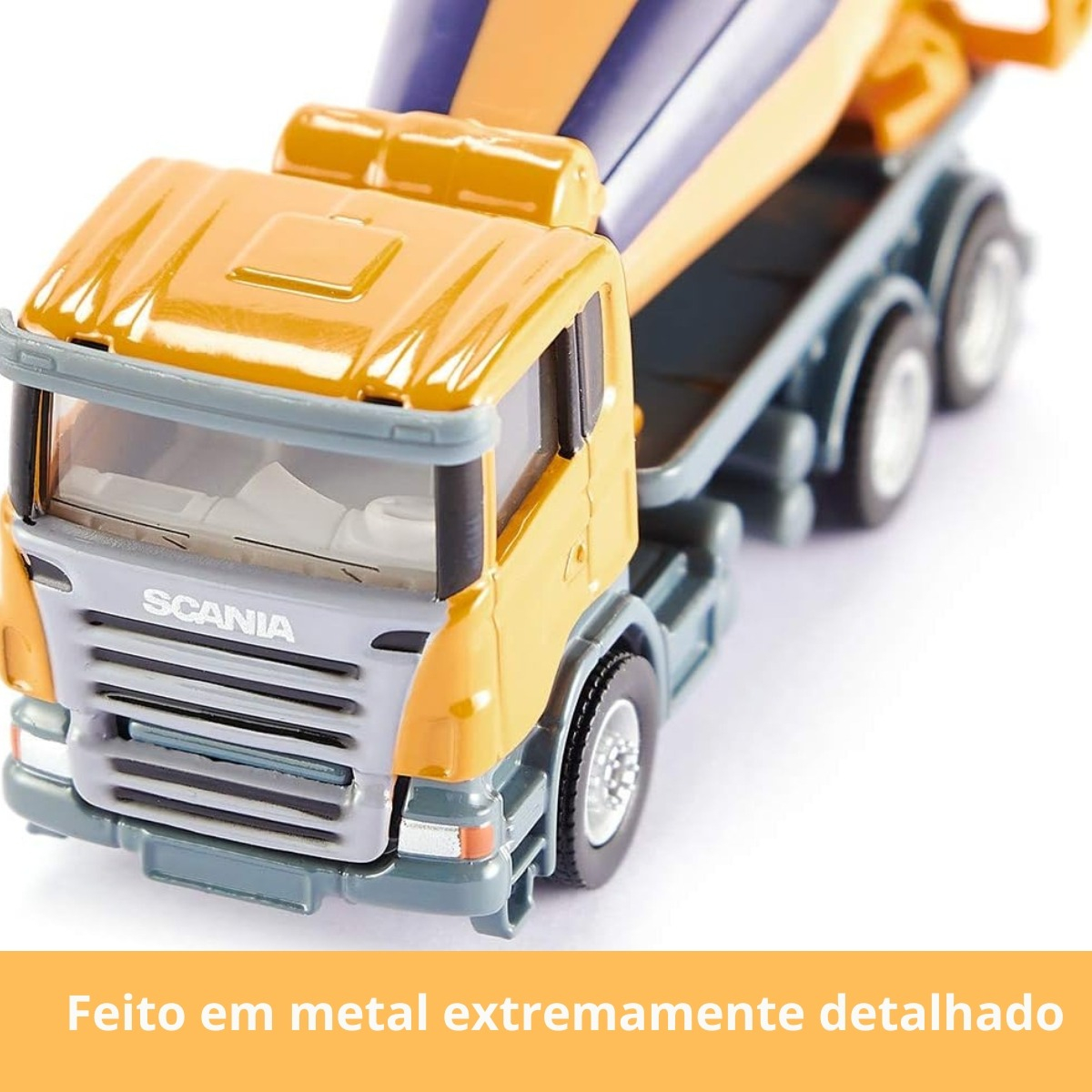 Miniatura Caminhão Betoneira Scania Siku 1:87 Metal | Drive Collection ...
