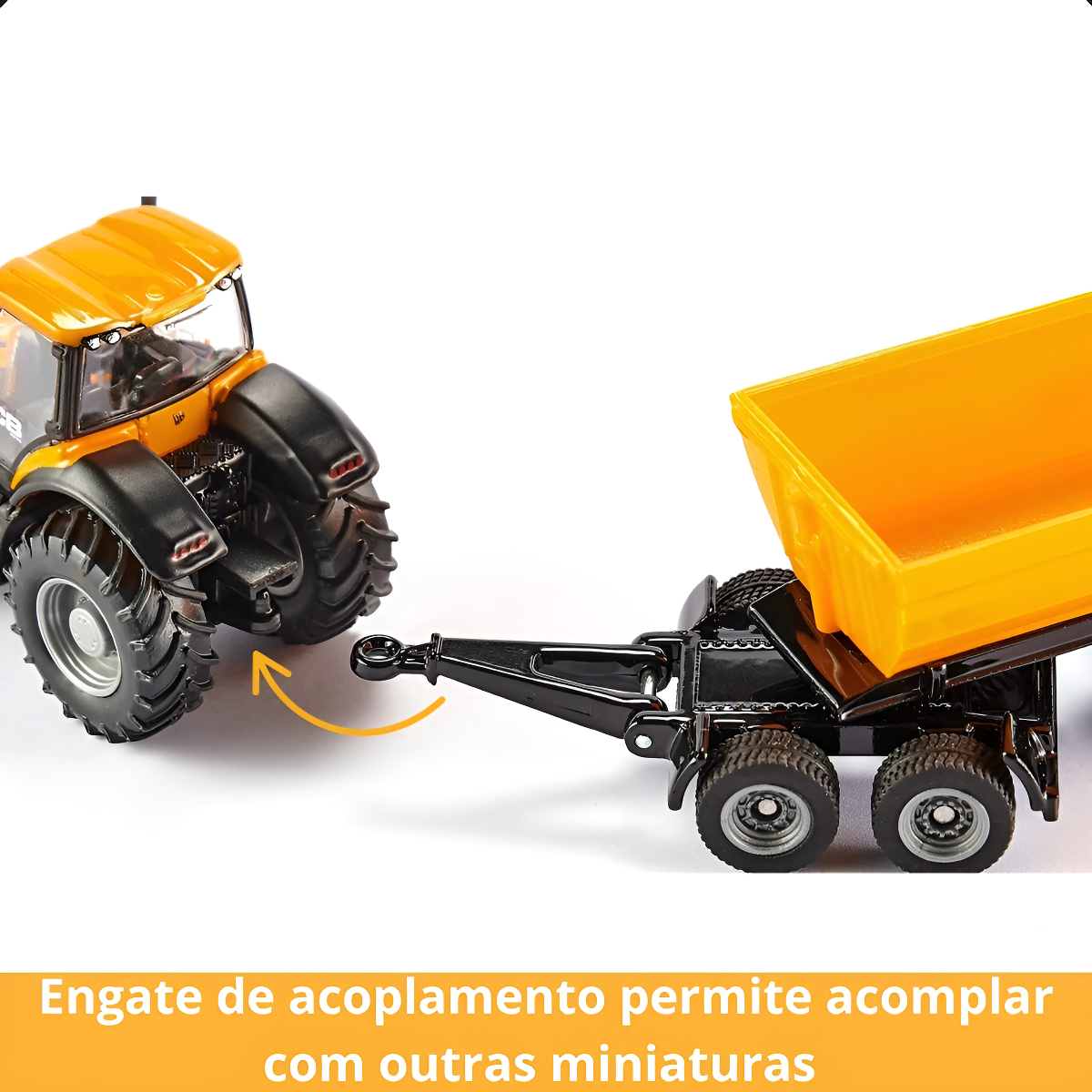 Miniatura Trator JCB com Reboque Basculante Siku 1:87 | Drive - Drive ...